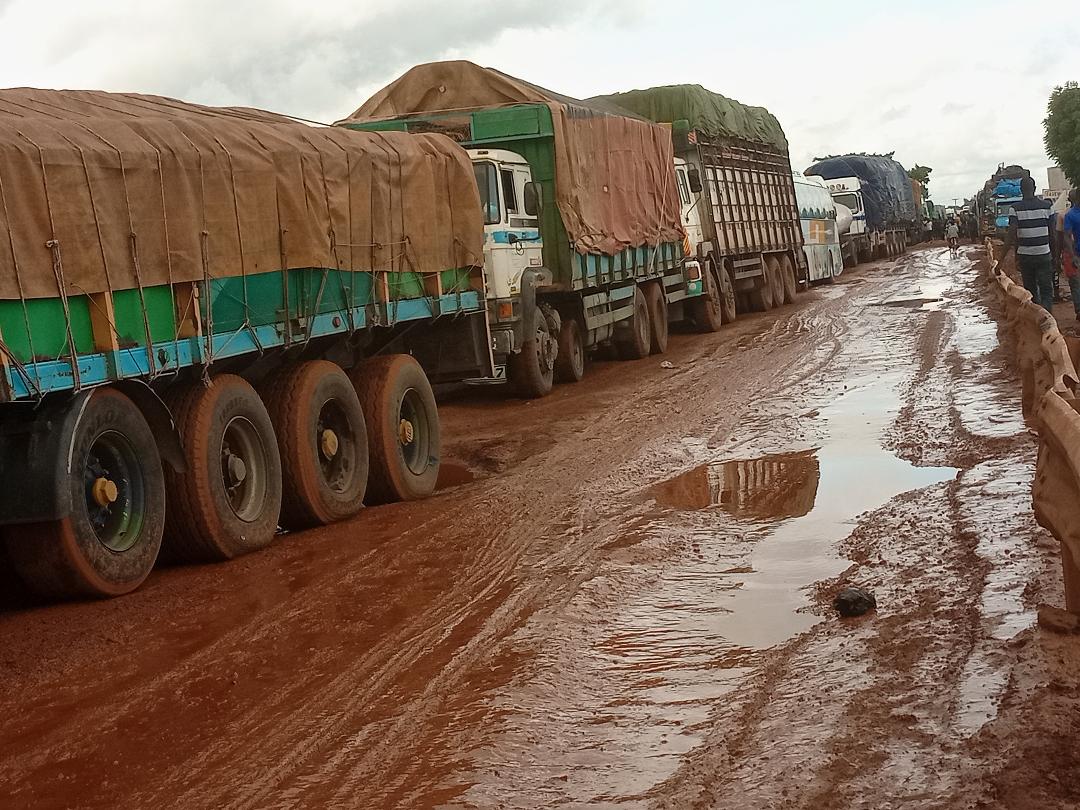 Damaged Buipe Toll Bridge road leaves passengers stranded - MyJoyOnline