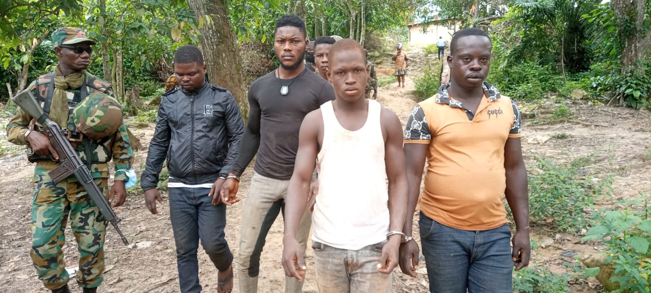 6 arrested for illegal mining at Birim North and Asante Akyem districts ...