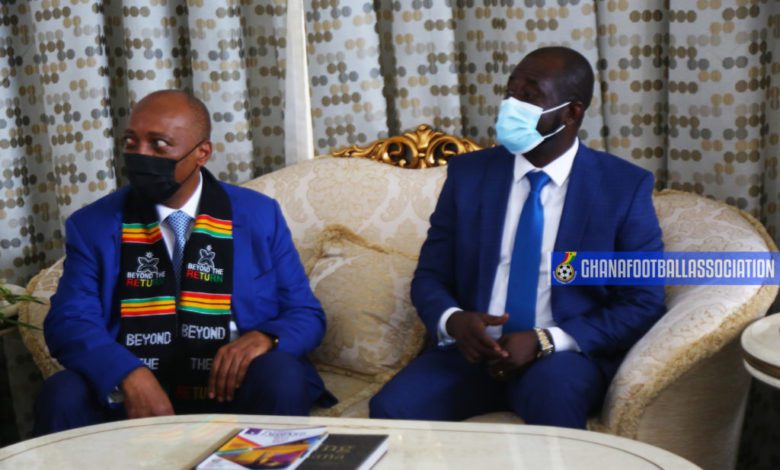 Dr. Motsepe glad to share ideas with youth as he arrives in Ghana for ...