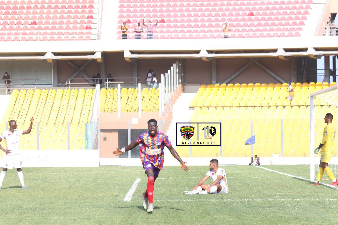 CAF Champions League: Isaac Mensah gives Hearts narrow win in 1st leg ...