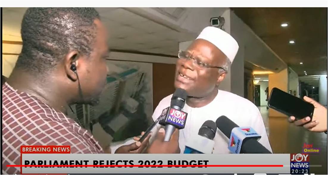 'Parliament hasn't constitutionally rejected our budget' - K.T Hammond ...