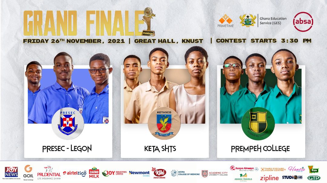 As it happened: NSMQ 2021 - Presec, Ketasco and Prempeh College battled ...