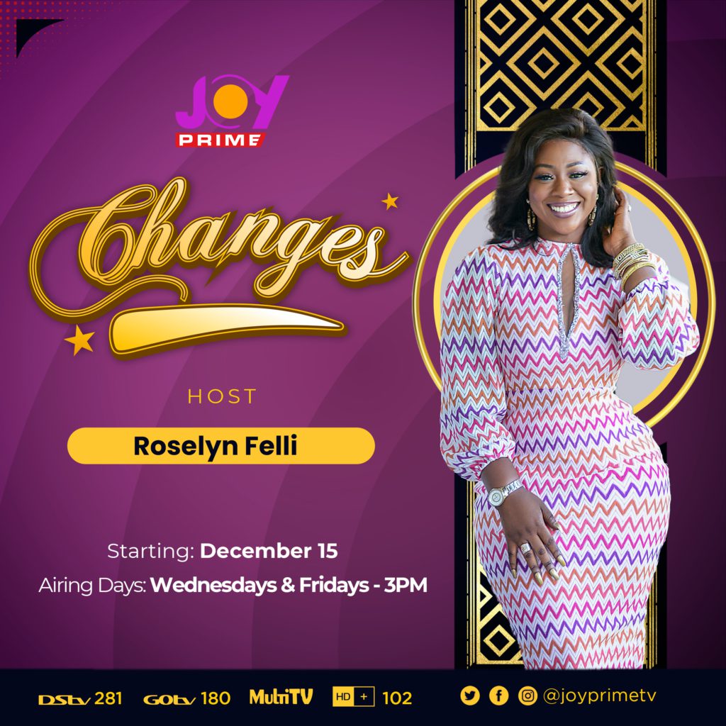 Joy Prime set to premiere lifestyle show, Changes on Dec. 15 - MyJoyOnline