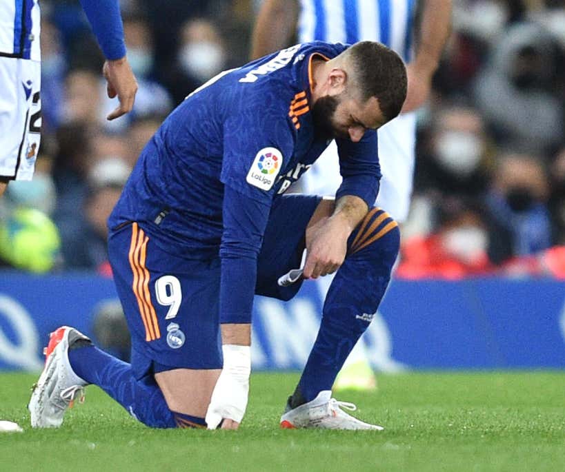 How long will Real star Benzema be out for and which games will he miss ...