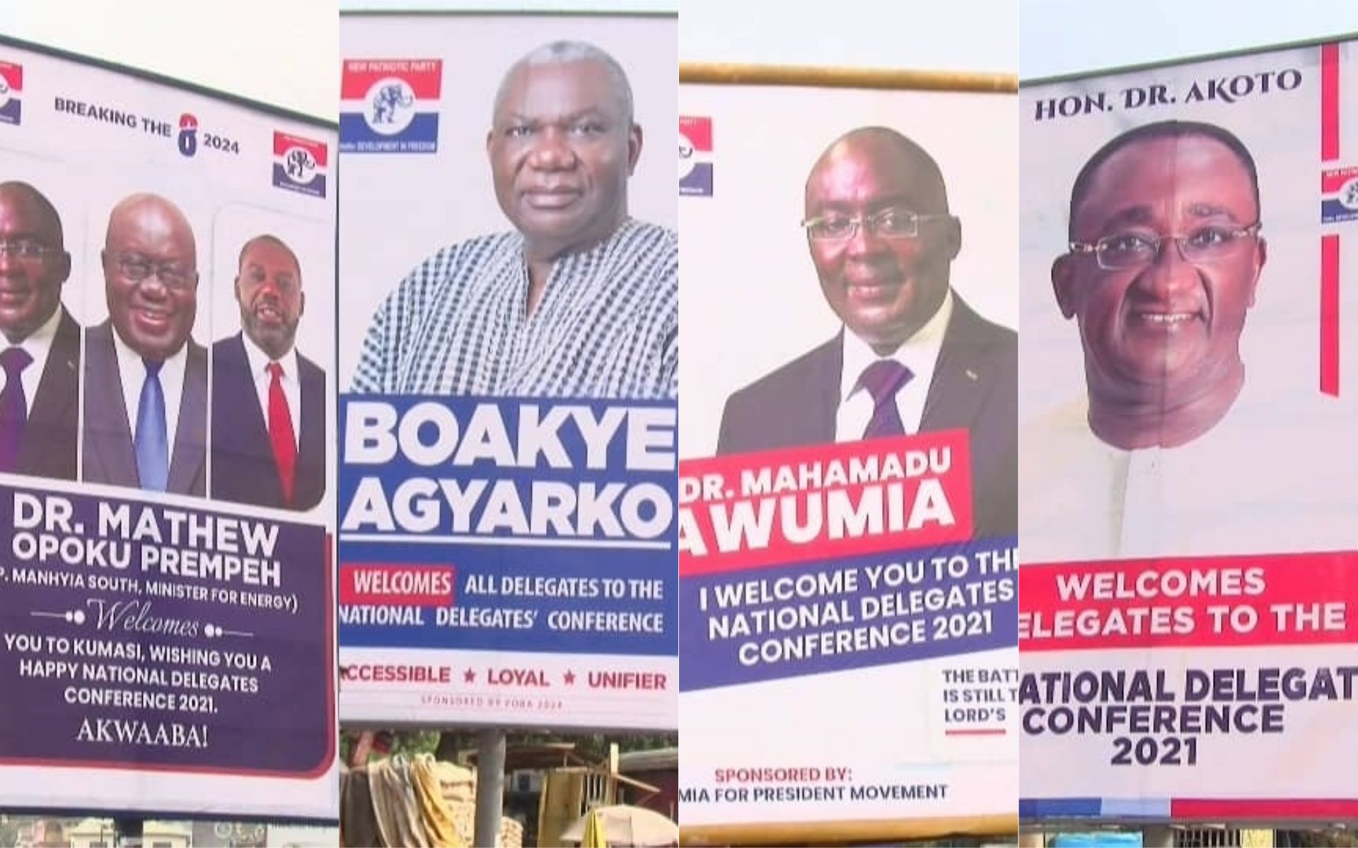 NPP members mount bill boards in Kumasi; flout party directive ...