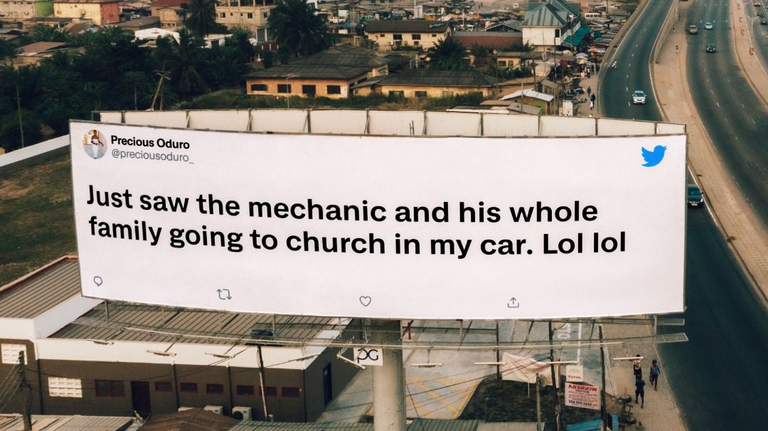 Twitter brings tweets to life with giant billboards around Accra ...
