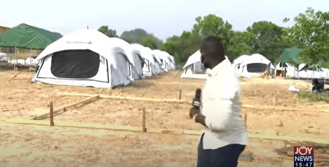 Apeatse Explosion: Work on new shelter for displaced victims 80% ...