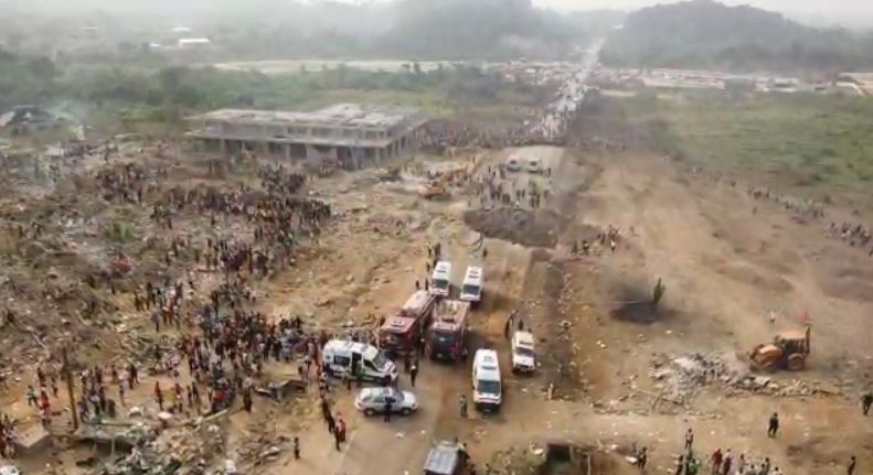 John Mahama commiserates with victims of Apeatse explosion - MyJoyOnline