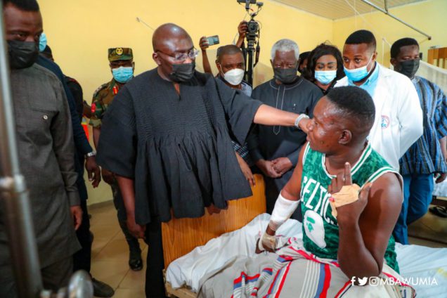 Apeatse explosion: Bawumia donates over 13 tonnes of relief items to ...