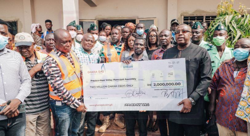 Ghana Gas supports victims of Apeatse explosion with ¢2 million ...