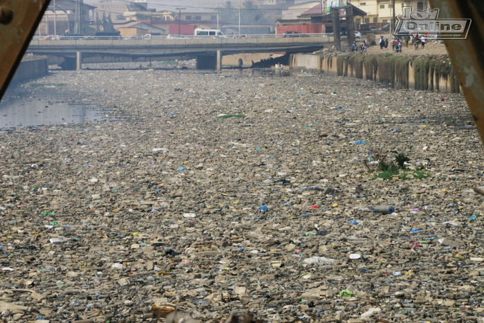 Odaw river filed with plastic waste - MyJoyOnline