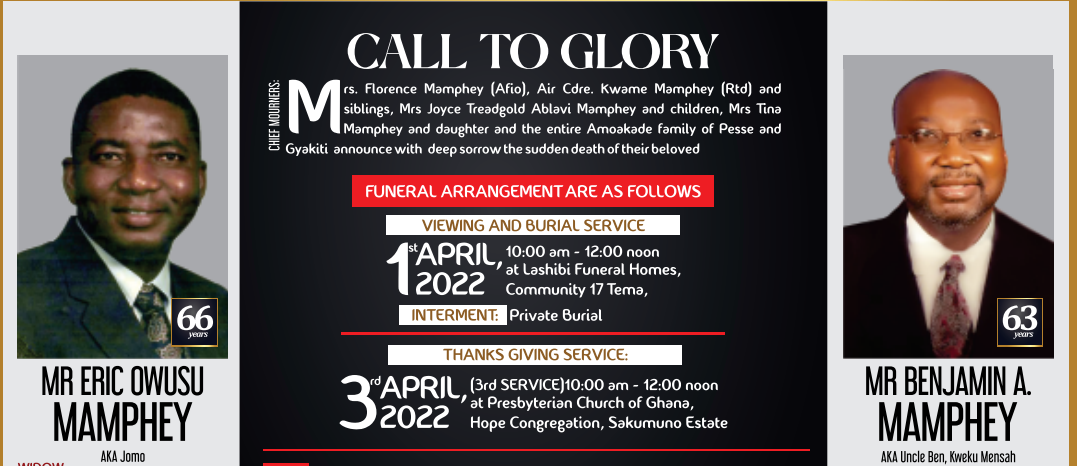 Eric Owusu Mamphey and Benjamin Antwi Mamphey - MyJoyOnline