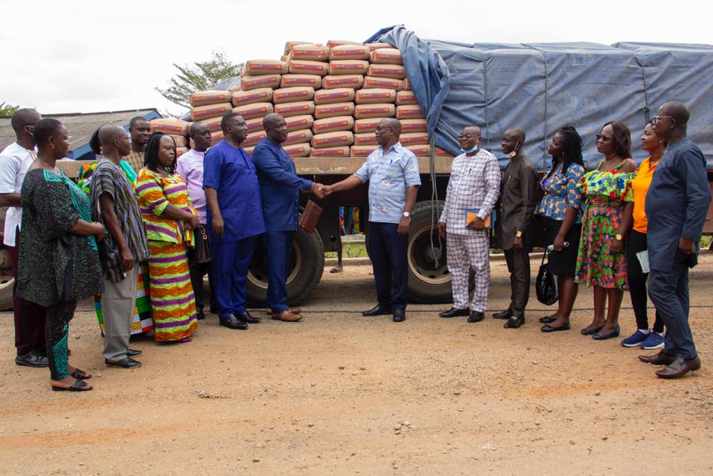 CIMAF Ghana donates bags of cement to Toase Senior High School ...
