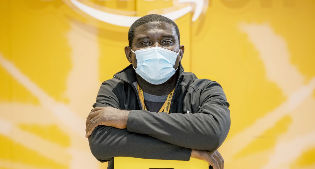 Amazonians support their community: Byron Taylor helps new residents in ...