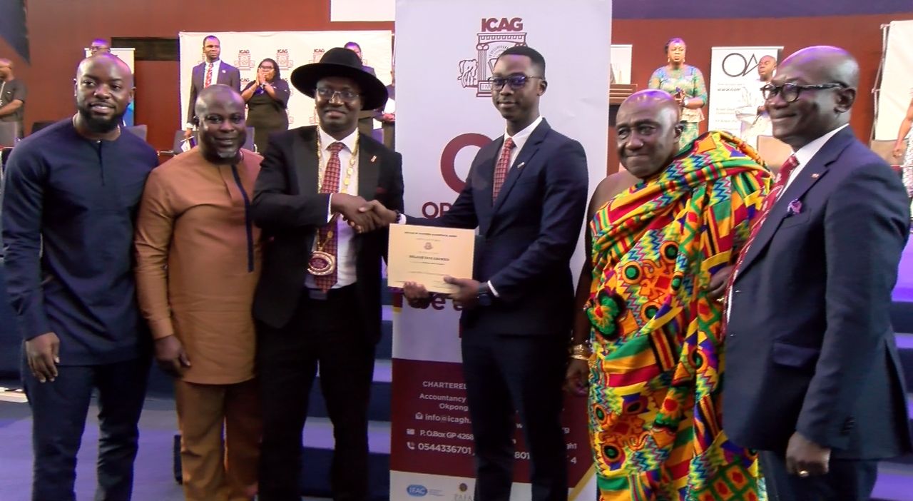 38th ICAG Graduation: UPSA Alumnus crowned overall best level 3 ...