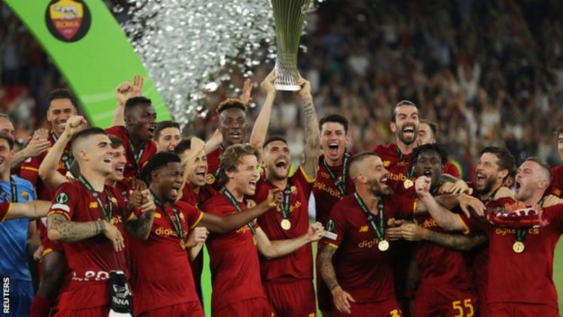 Jose Mourinho wins fifth European final as Roma beat Feyenoord to win ...