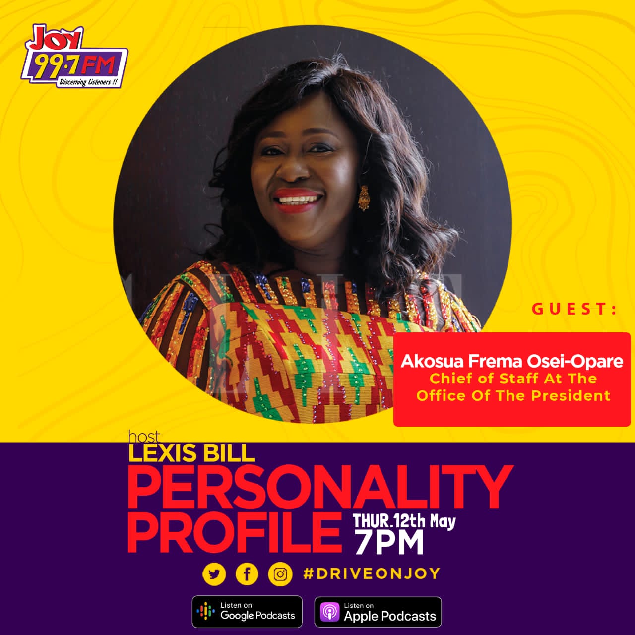 Frema Opare to be on Joy FM's Personality Profile tonight - MyJoyOnline