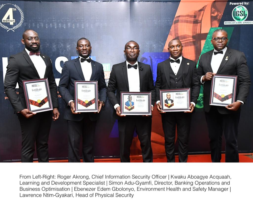 Fidelity Bank wins 5 HESS Awards - MyJoyOnline