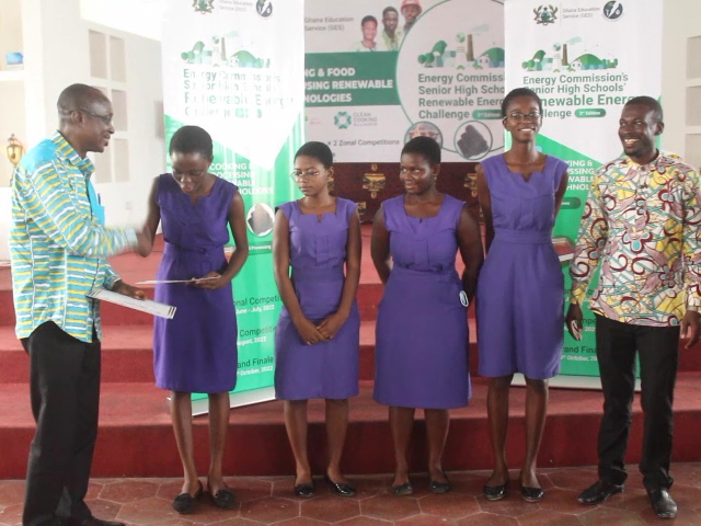 Mfantseman Girls' SHS wins Central Region's Renewable Energy Challenge ...