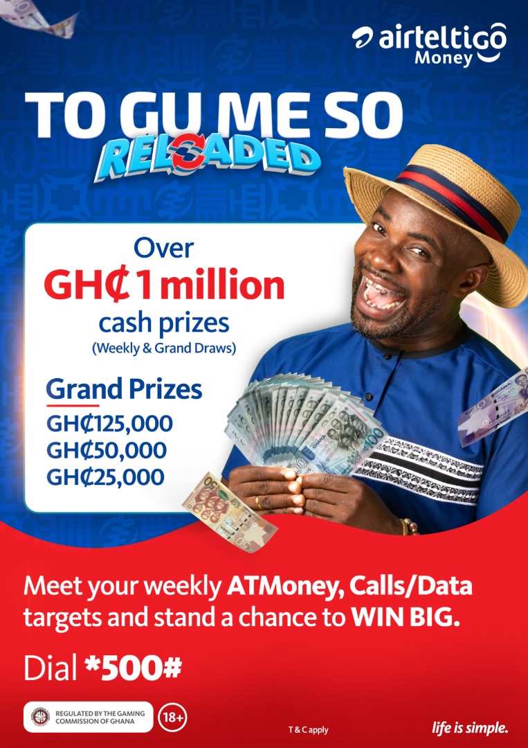 Airteltigo ‘To Gu me so’ reloaded to expend over ¢1m in cash prizes ...