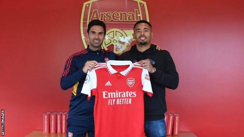 Arsenal sign Brazil forward Gabriel Jesus from Manchester City for £45m ...