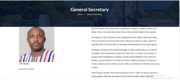 From Eric’s Diary: Fear delegates - The John Boadu experience ...