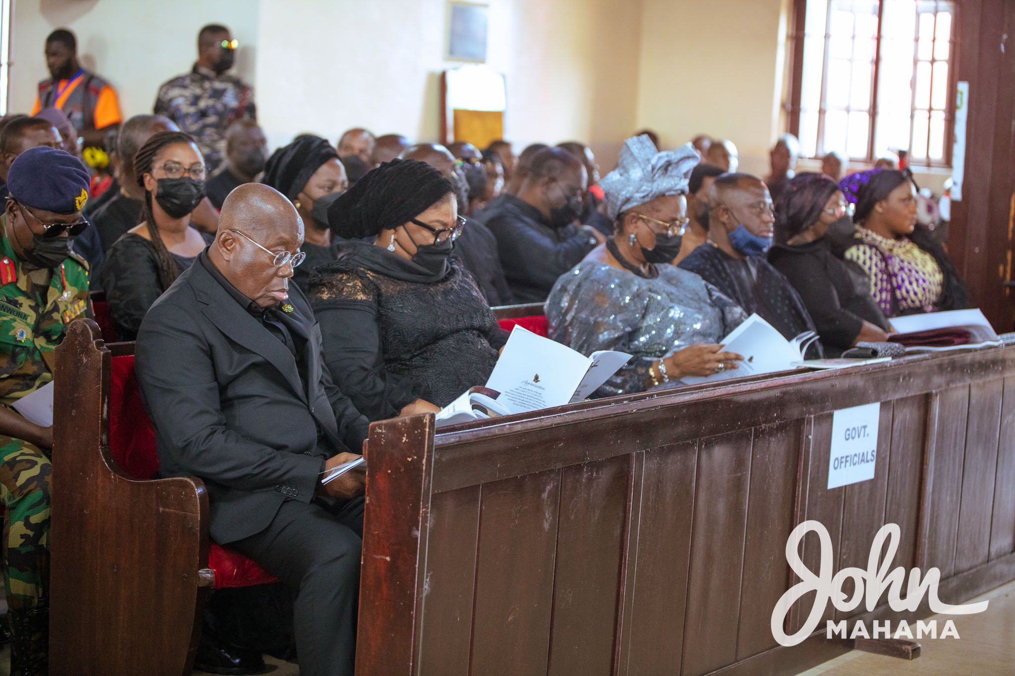 Photos: Akufo-Addo, Mahama and others mourn wife of late General Akuffo ...