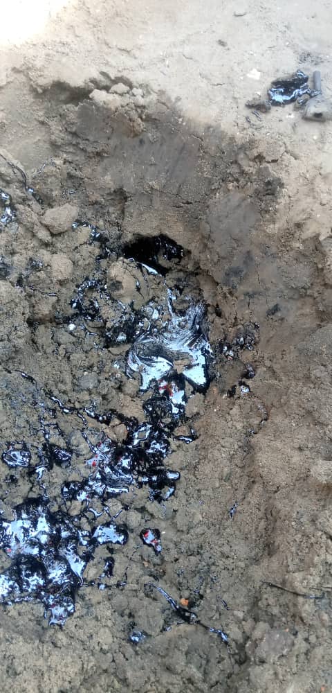 Substance believed to be crude oil discovered at Apremdo in Western ...