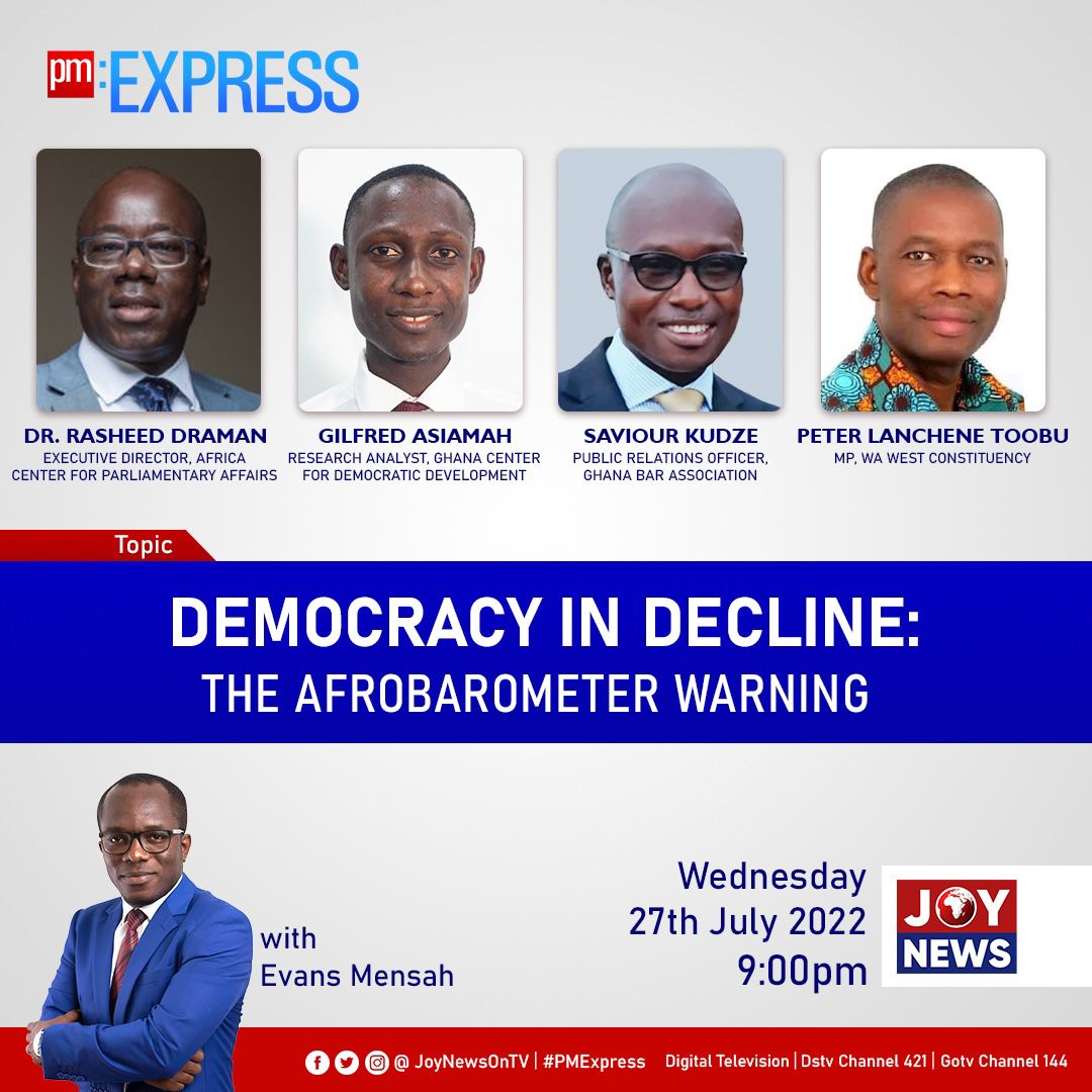 Playback: PM Express discuss CDD's Afrobarometer report on corruption ...