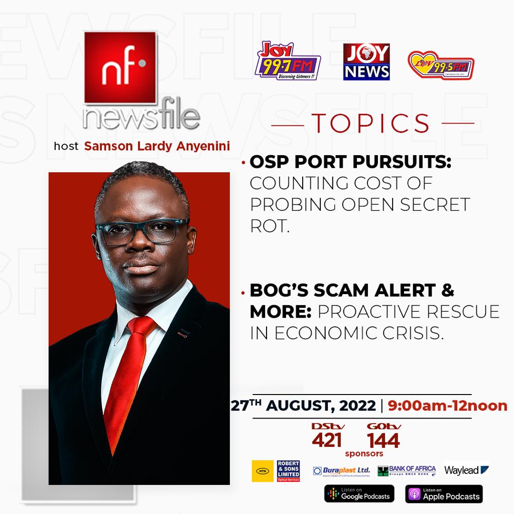 Playback: Newsfile discusses OSP port pursuits, Oyirepa FM shutdown and ...