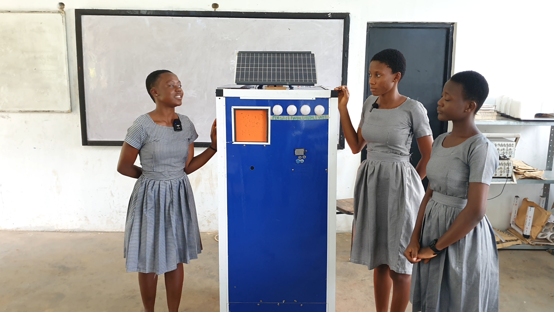 Obuasi Sec-Tech students develop automatic waste separator - MyJoyOnline