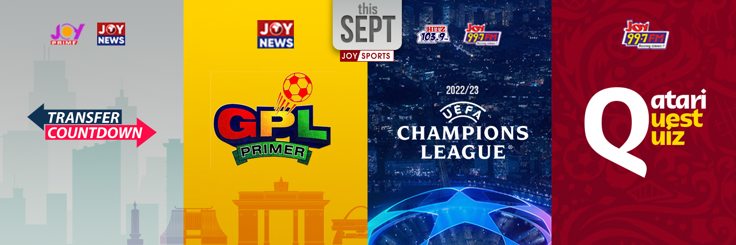 It's a packed month on Joy Sports this September - MyJoyOnline