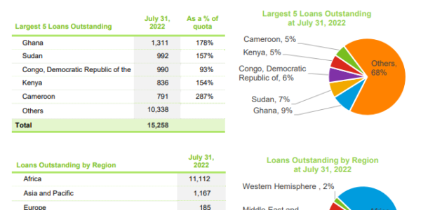Ghana ranked 1st in Africa with largest loans outstanding to IMF ...