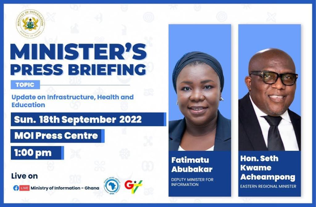 Playback: Eastern Regional Minister gave update on Health, Education ...
