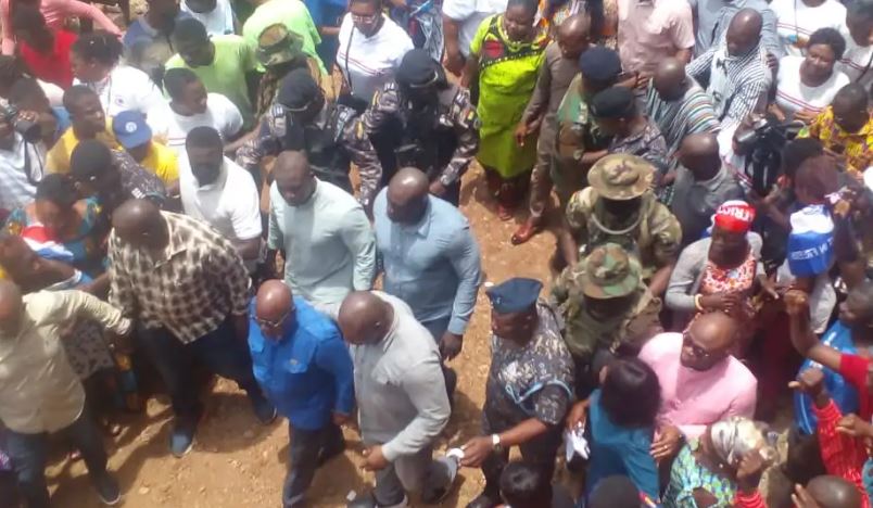 Akufo-Addo inspects Ho Central Market project - MyJoyOnline