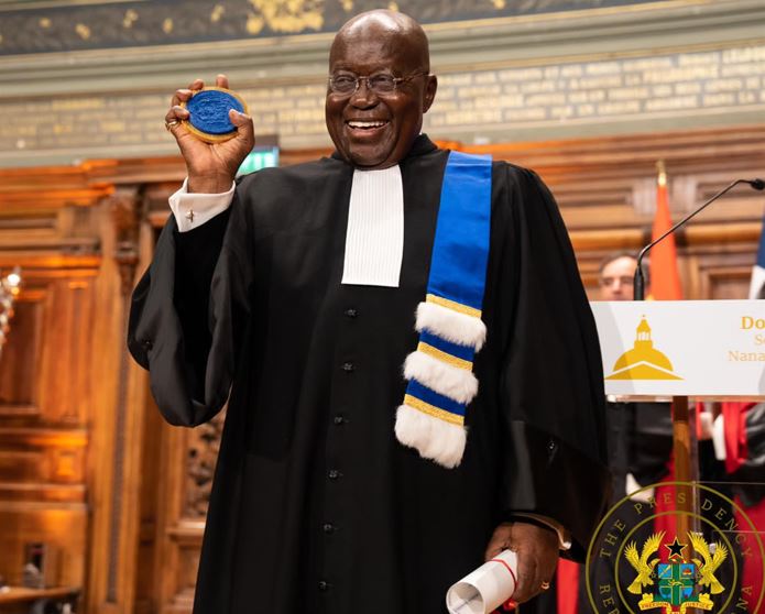 Akufo-Addo receives Honorary Doctorate Degree from Sorbonne University ...