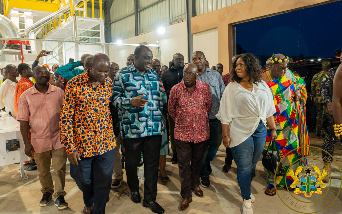 Akufo-Addo commissions Maize Processing Factory in Nsuta - MyJoyOnline.com