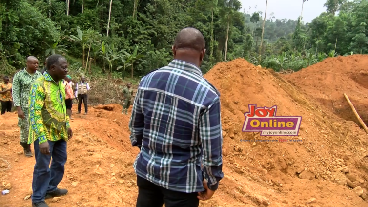 In pictures: Illegal mining activities in the Bosome Freho District ...