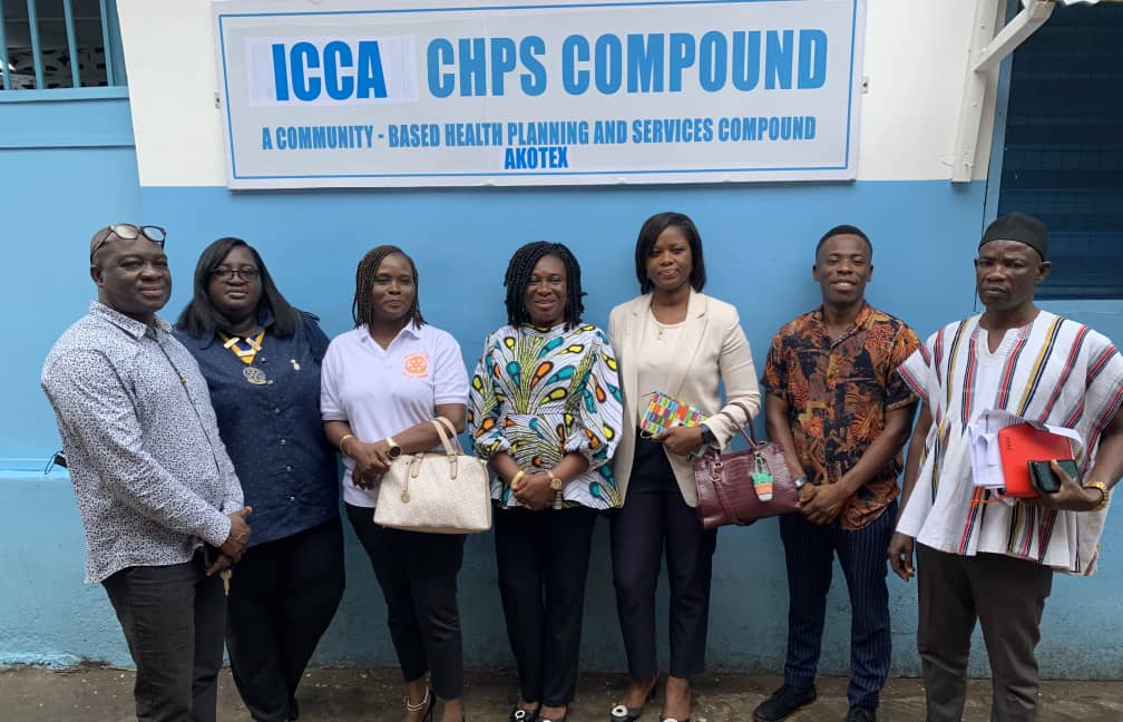 Rotary Club of Accra, Kanda refurbishes CHPS compound in Akotex ...