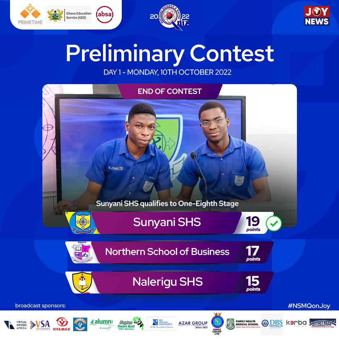 NSMQ2022: Here are the schools that qualified for one-eighth stage on ...