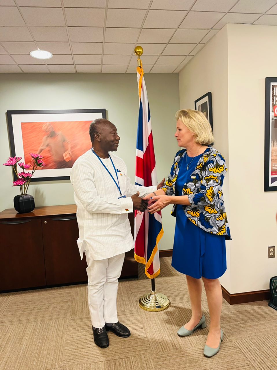 UK Secretary for Development pledges UK support for Ghana, Ofori-Atta ...