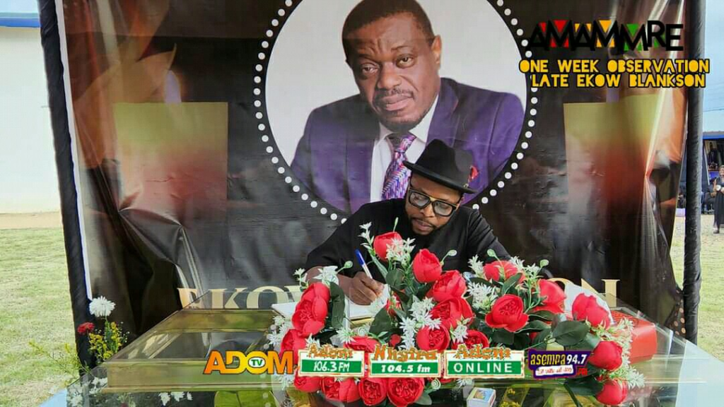Check out scenes from Ekow Blankson’s one week memorial - MyJoyOnline