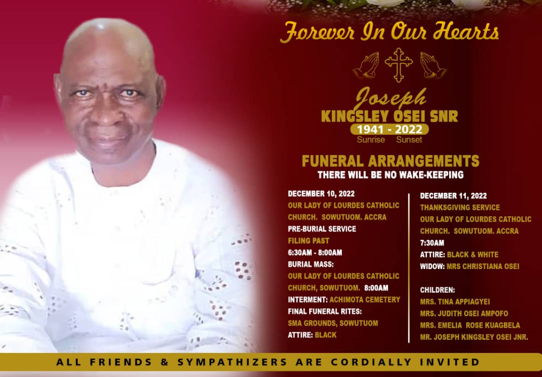 Joseph Kingsley Osei Snr - MyJoyOnline