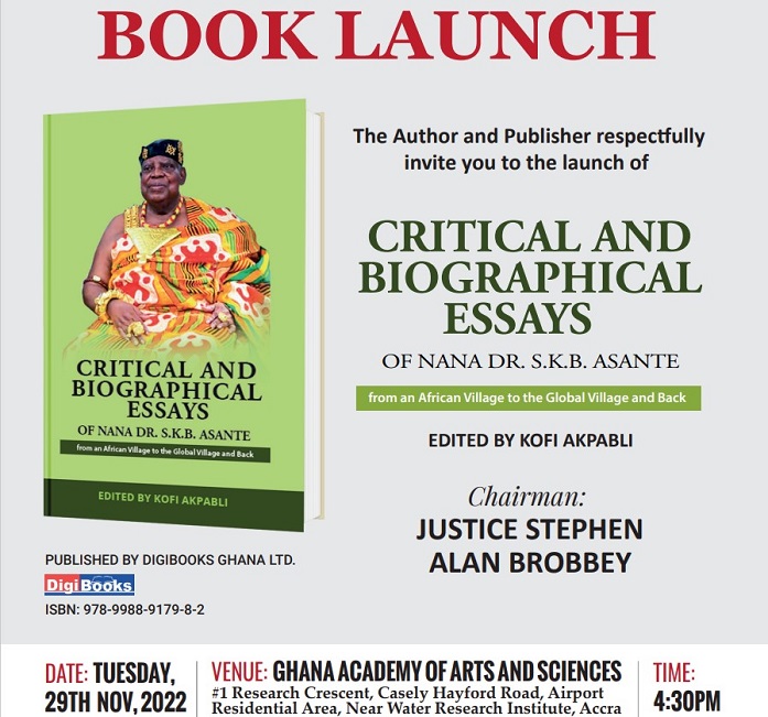 Book launch: Critical and Biographical Essays of Nana Dr. S.K.B. Asante - MyJoyOnline