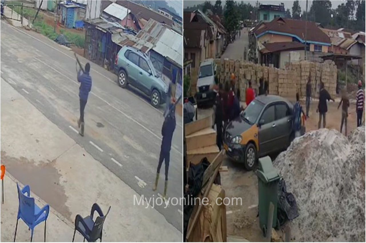 Enchi killings: CCTV footage of palace attack emerges after 4 were shot ...