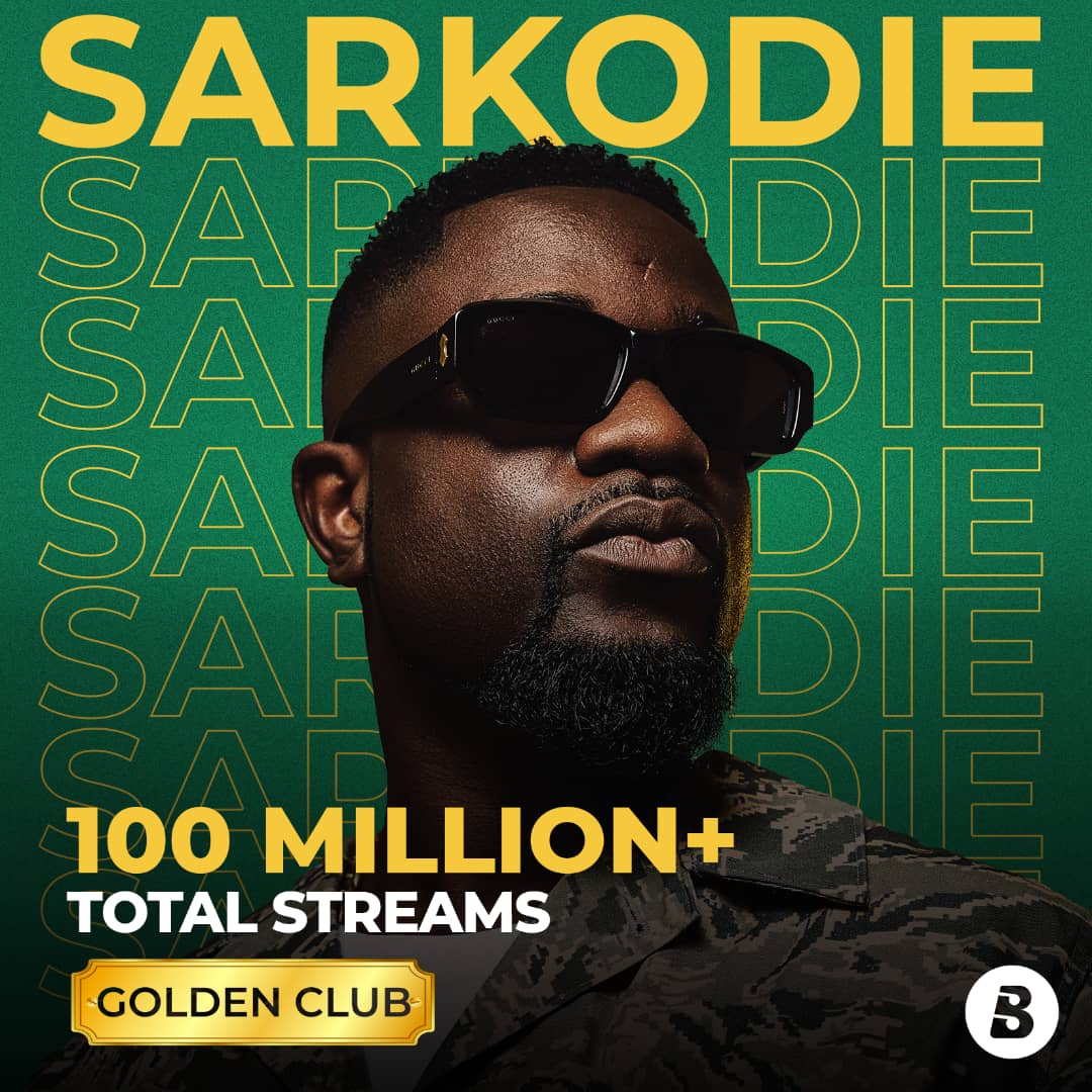 Sarkodie joins Boomplay's Golden Club with 100M streams - MyJoyOnline