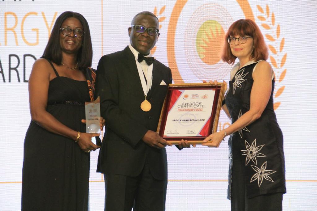 Prof Appiah-Adu wins Outstanding Energy Management Award - MyJoyOnline