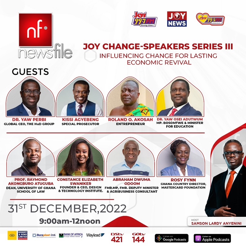 Special edition of Newsfile, ‘Joy Change-Speakers Series’ rolls ...