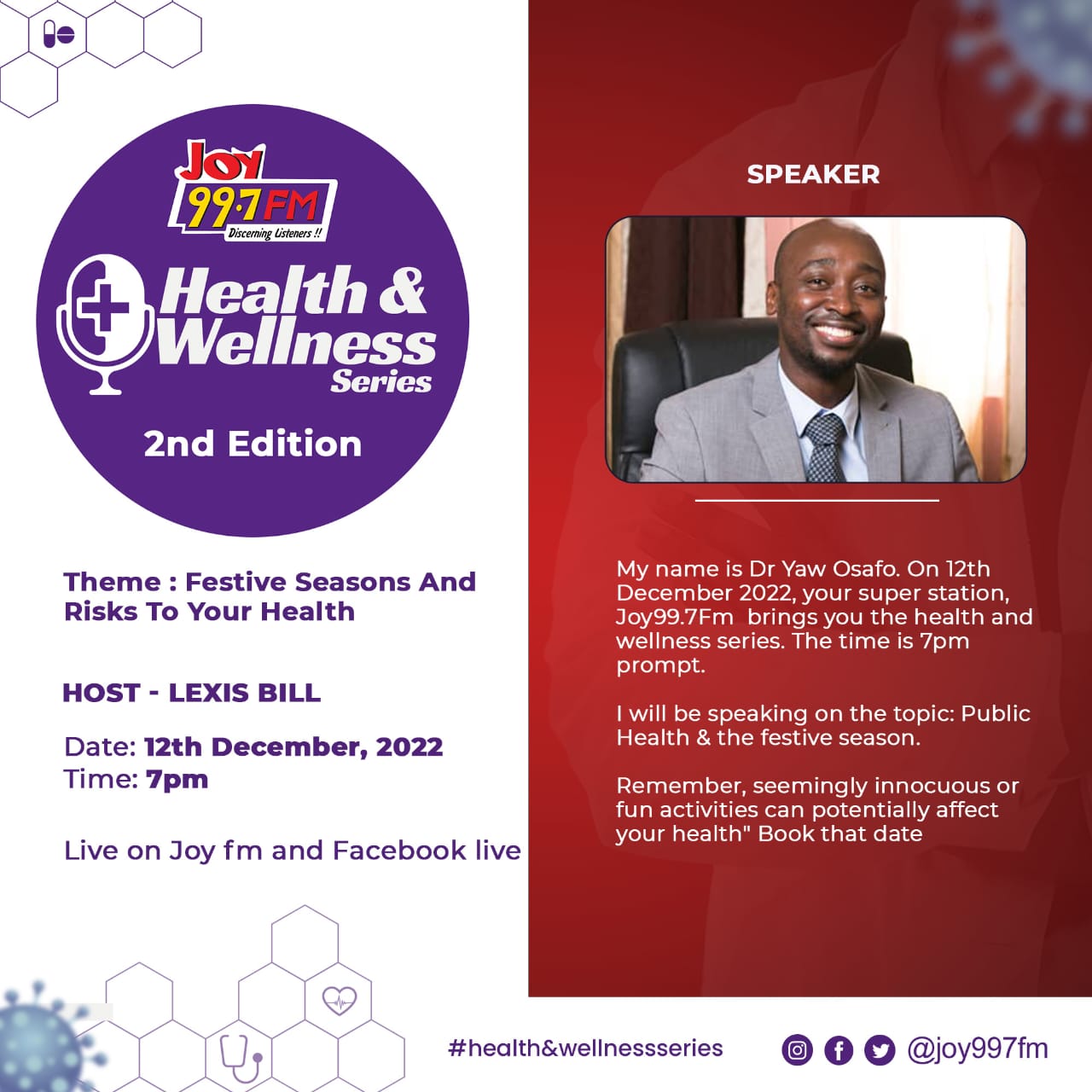 Joy FM’s 'Health & Wellness Series' returns on December 12 ...