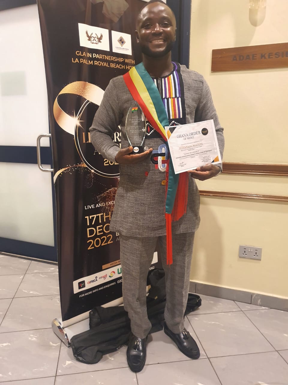 Seth Kwame Boateng honoured at Ghana Leadership Awards - MyJoyOnline.com